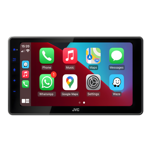 JVC KW-Z900DBW 9” HD Digital Floating Screen Head Unit Carplay Android ...