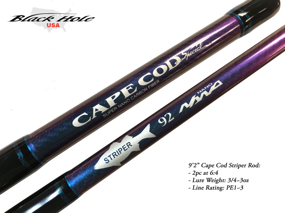 Black Hole USA Cape Cod Striper Special Surf Rods, Black Hole USA ...