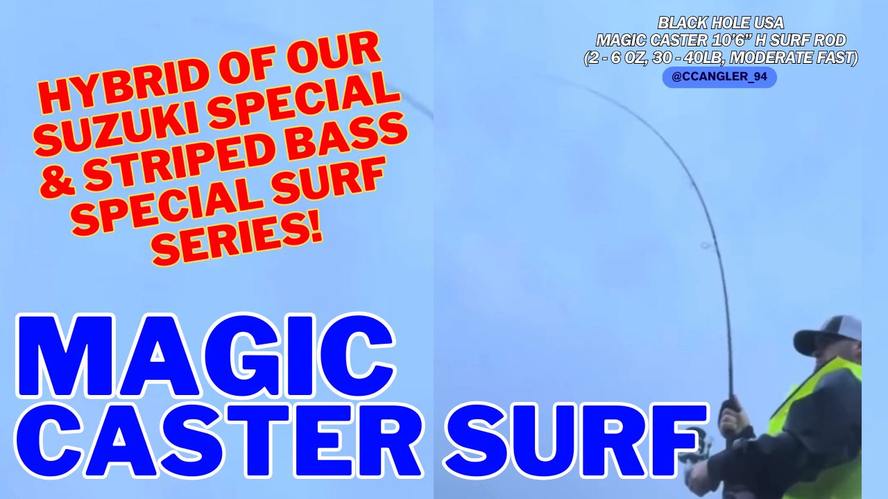New Video! Watch the Hybrid Action of our NEW Magic Caster Surf Rod ...