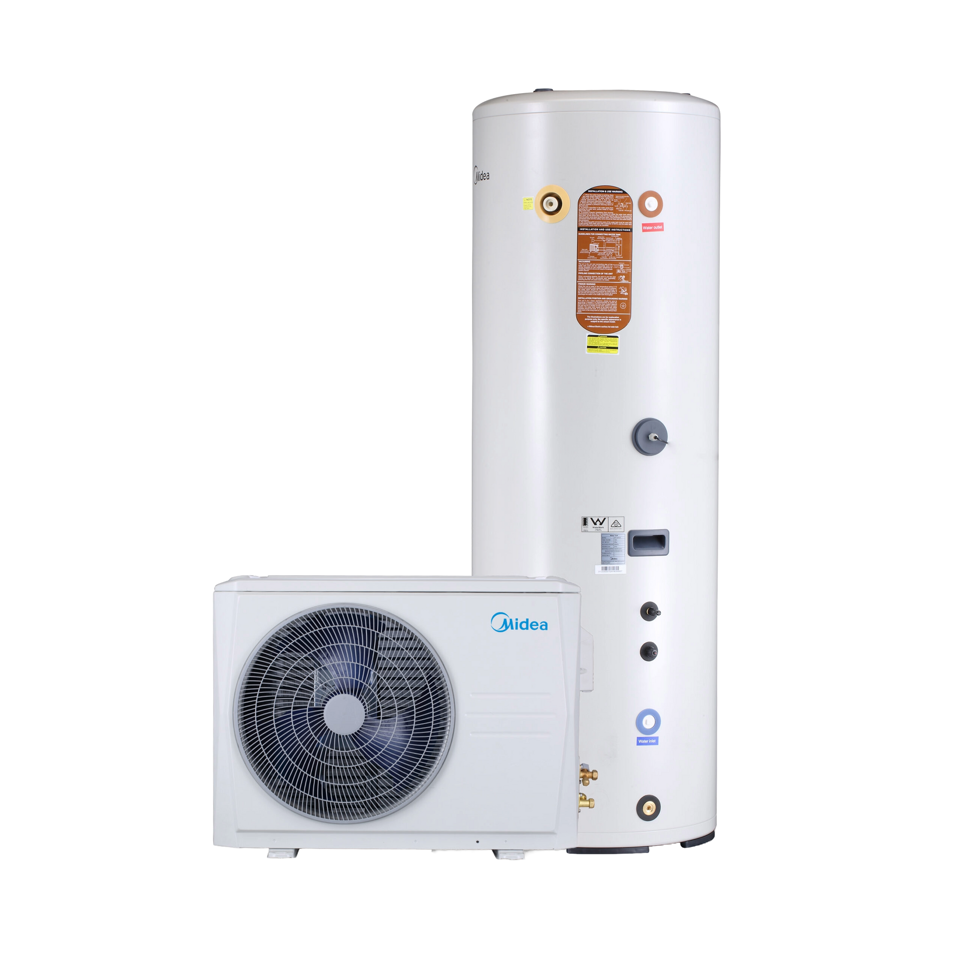 Midea - Heat Pump Water Heater Split System 300L - Ambisol - ambient ...