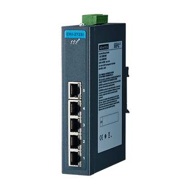 Advantech EKI-2725-CE: 5-port Ind. Unmanaged GbE Switch