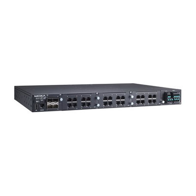 Moxa RKS-G4028-4GS-2LV-T: Modular managed Ethernet switch with 4 100 ...