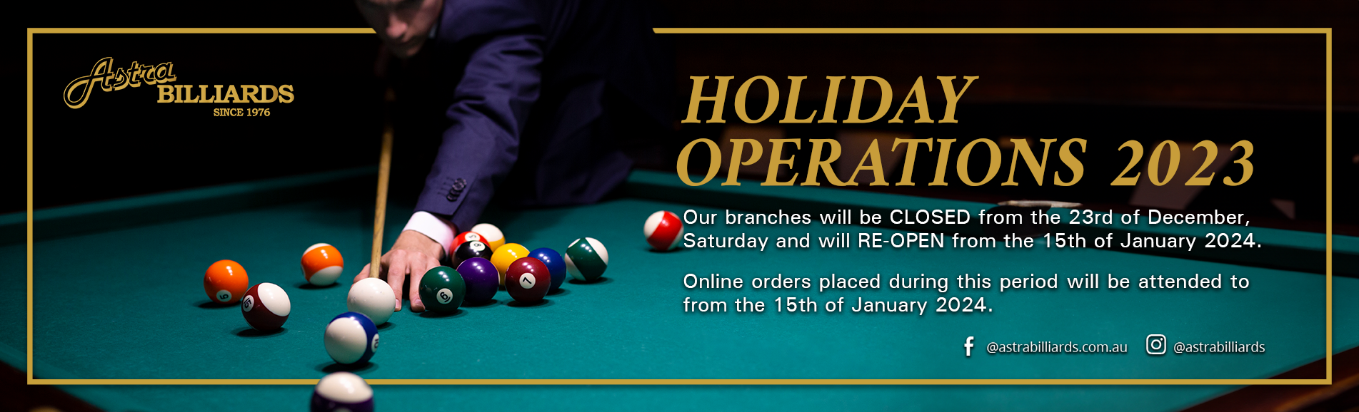 Astra Billiards - Pool Tables - Melbourne Pool Tables