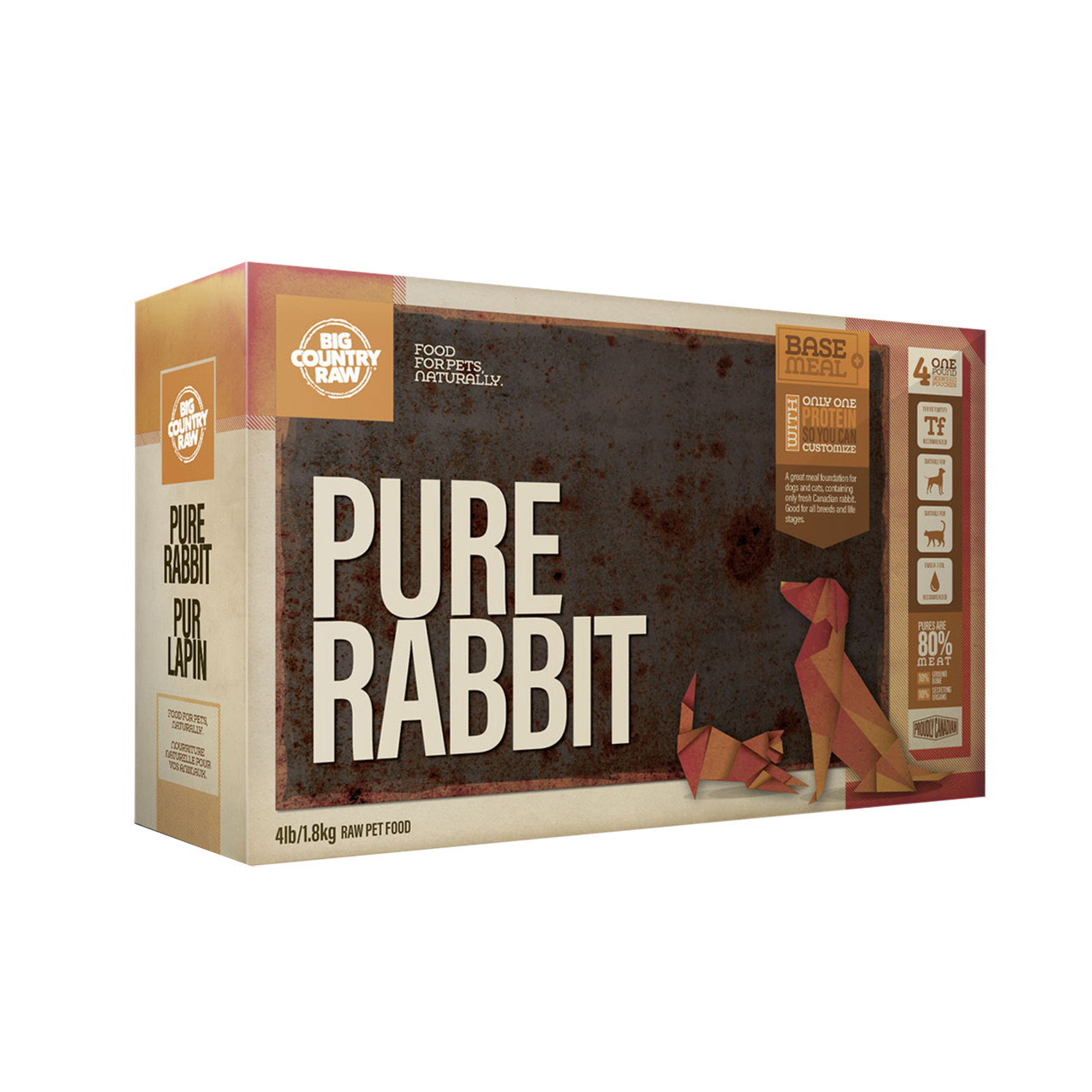 Pure Rabbit Carton - 4 lb