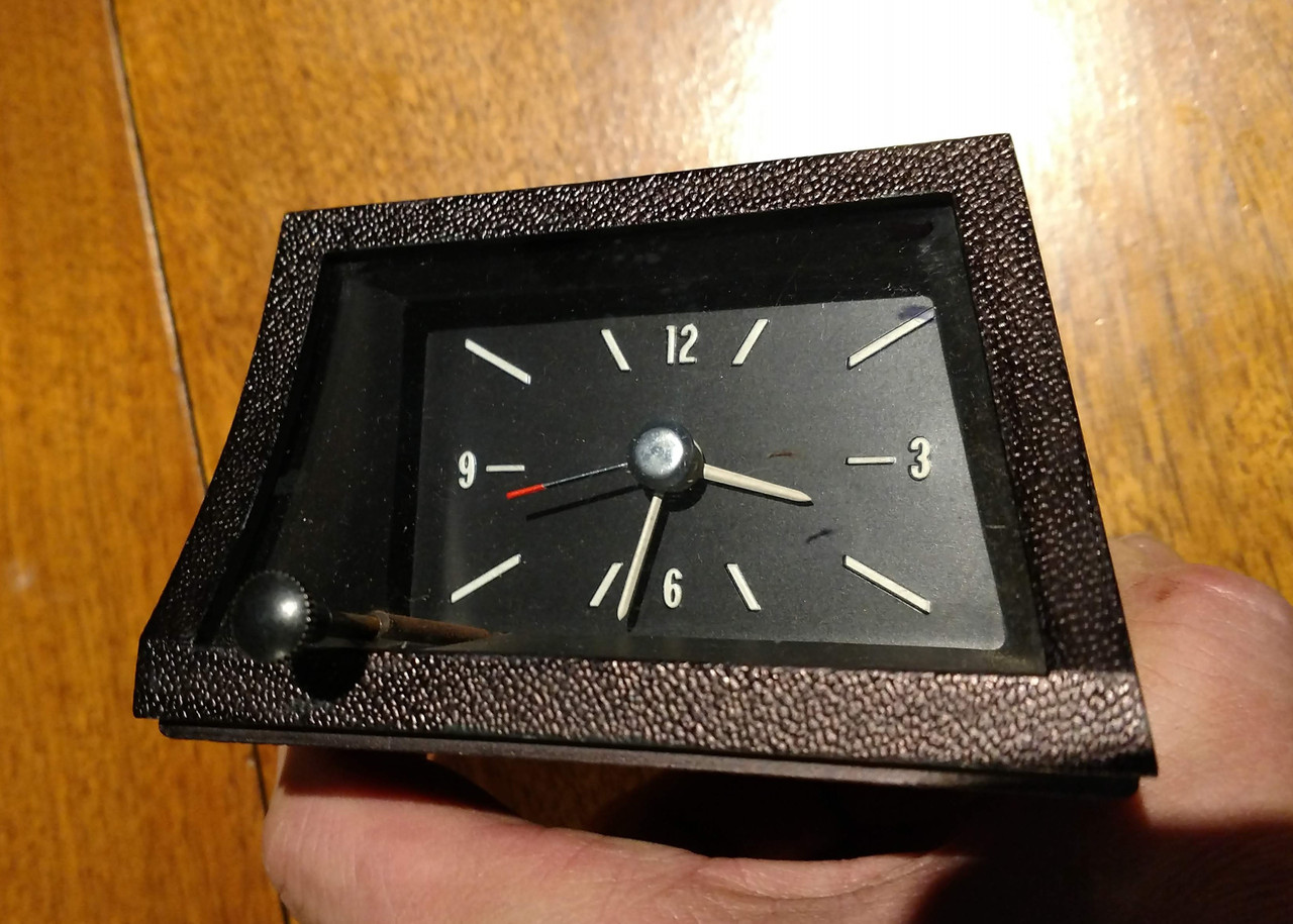 1969 Cadillac Clock also fits 1970 Excellent! Classic Car Clock Vintage ...