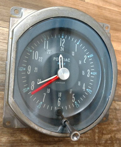 1964 1965 1966 1967 Pontiac Clock GTO Lemans Tempest, NOS knob