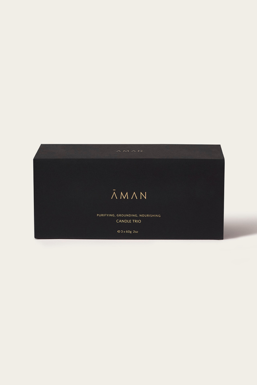 Mini Candle Trio 60g - Spa Candle Gift Set - Aman Essentials