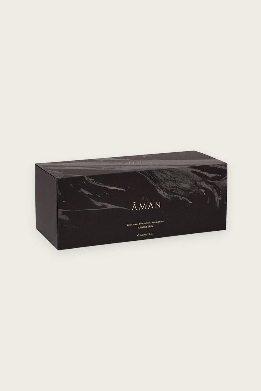 Candle Trio - Spa Candle Gift Set - Aman Essentials