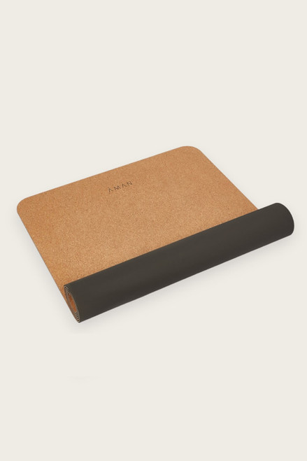 Designer Caramel Yoga Mat with Strap and Bag - Aman Essentials