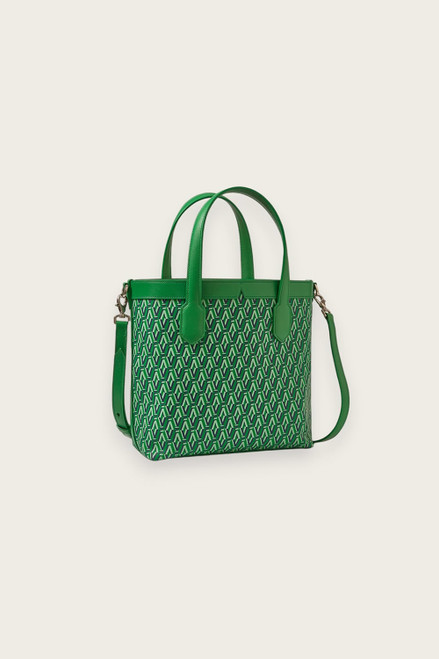 Green Mini Tote Bag - Luxury Monogram Tote - Aman Essentials
