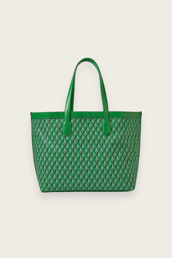 Green Monogram Tote Bag - Luxury Classic Tote