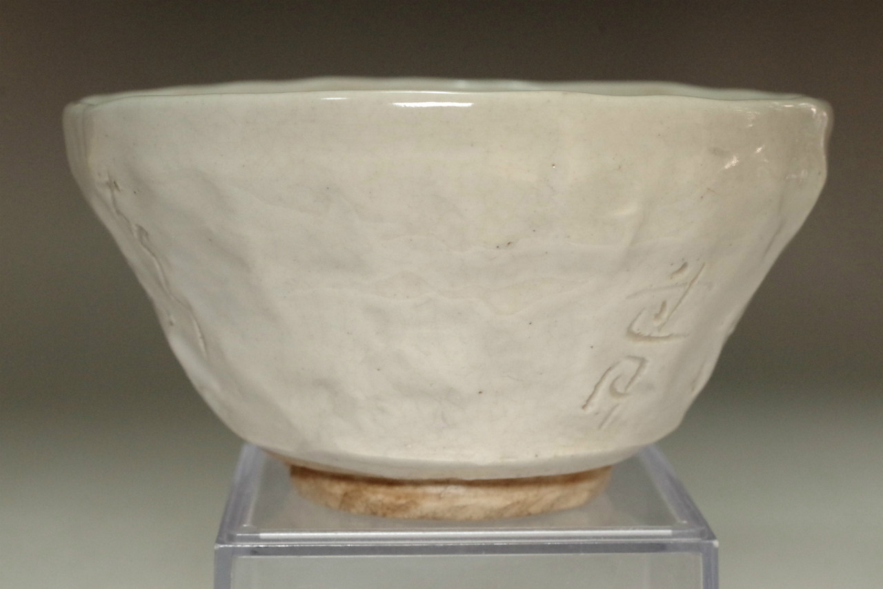 Otagaki Rengetsu (1791-1875) Poem carved pottery tea bowl #3849 ...