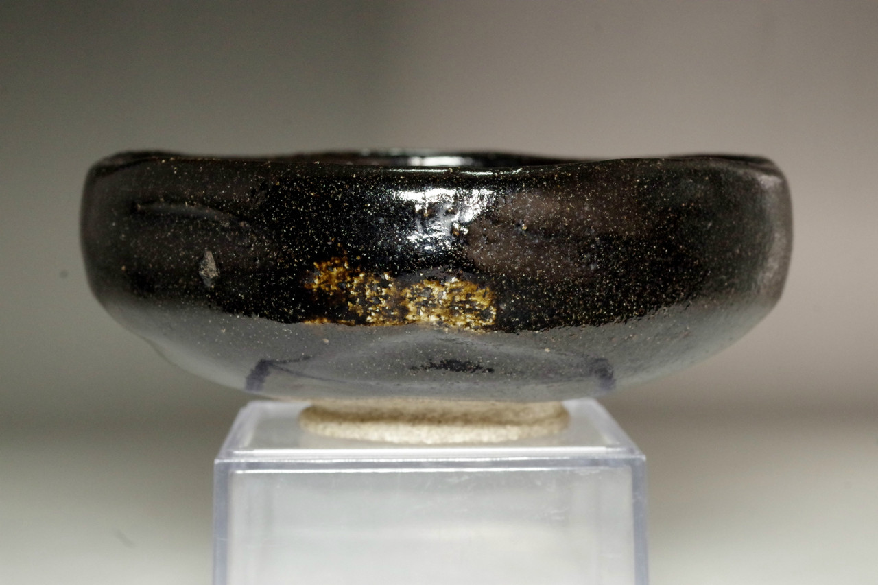 7th Raku Chonyu (1714-1770) Antique kuro-raku tea bowl #4193 - Antique ...