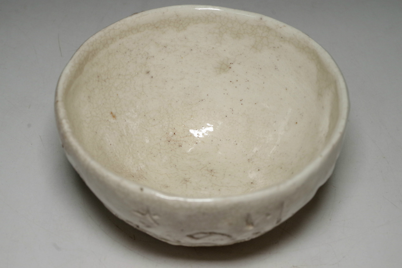 Otagaki Rengetsu (1791-1875) Antique poem carved pottery tea bowl #4216 ...