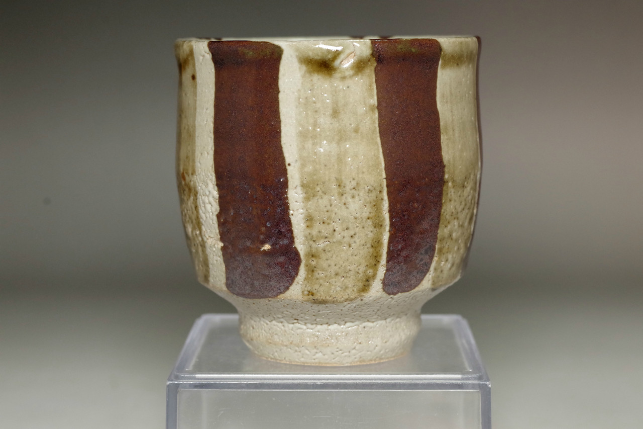 Hamada Shinsaku (1929- ) Mashiko ware tea cup #4499 - Antique shop Chano-yu