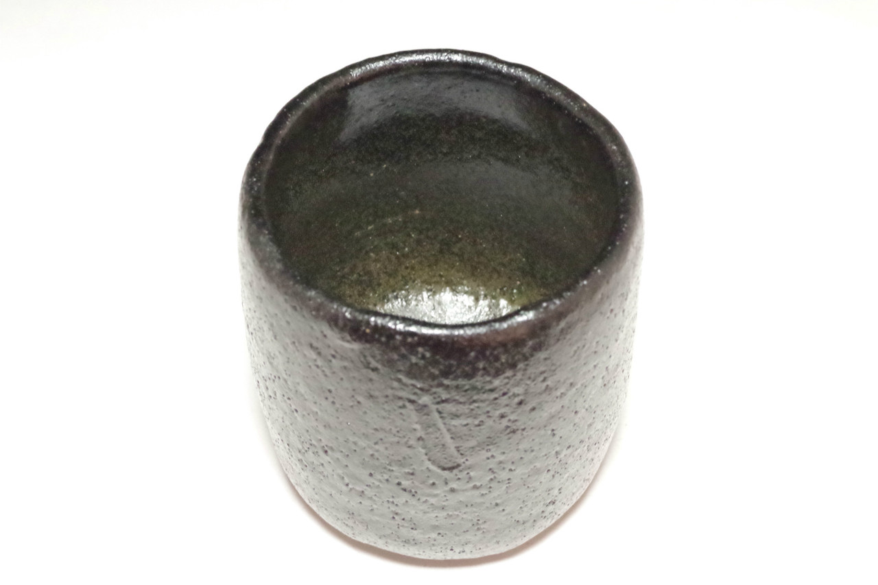 Raku Chojiro's "Kazaori" style tea bowl by Sasaki Shoraku #4619 ...