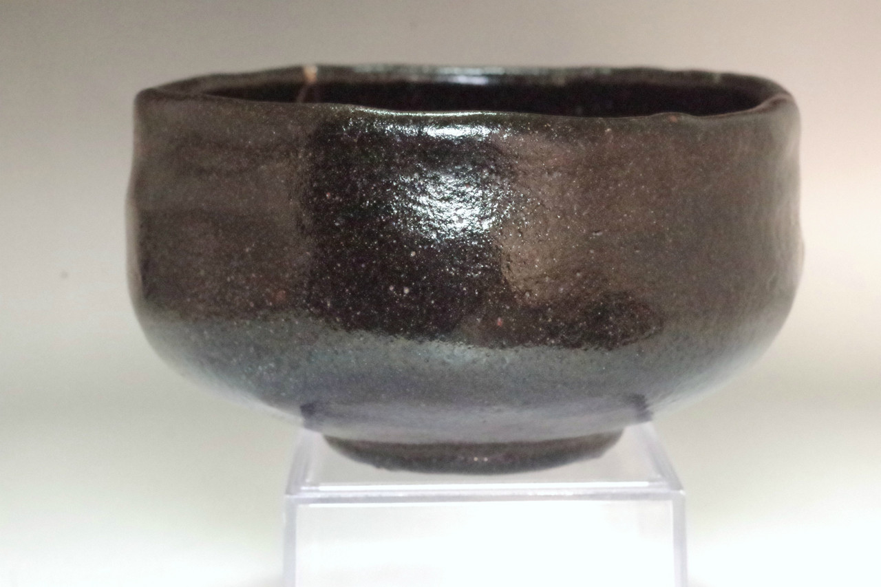 Raku Kichizaemon 7th Chonyu (1714-1770) Antique kuro-raku pottery ...