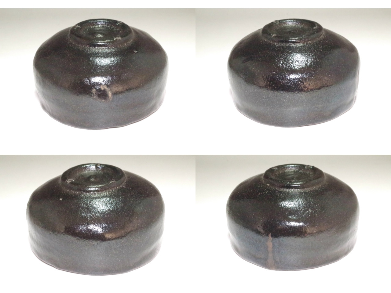 Raku Kichizaemon 7th Chonyu (1714-1770) Antique kuro-raku pottery ...
