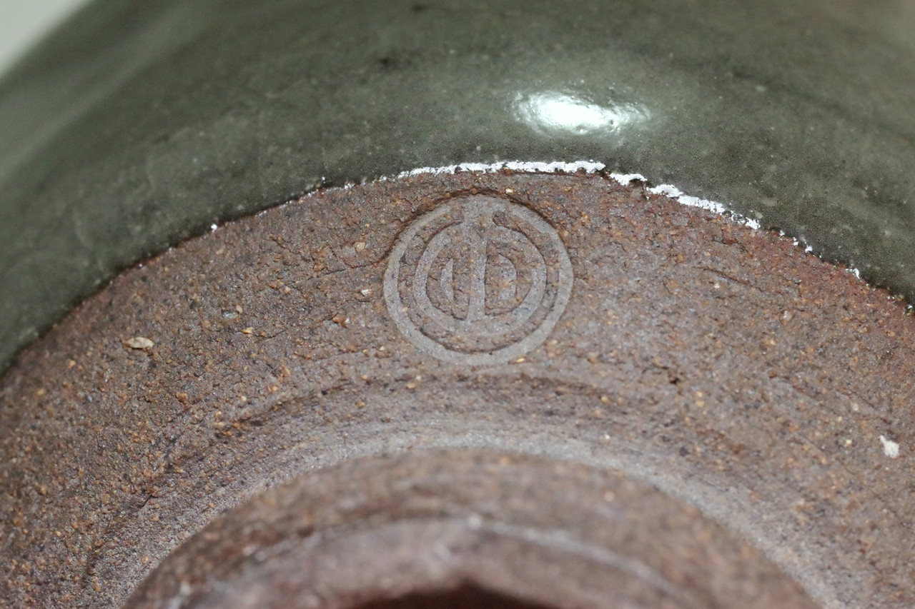 Shimizu Uichi (1916-2004) Vintage pottery teabowl #4676 - Antique shop ...
