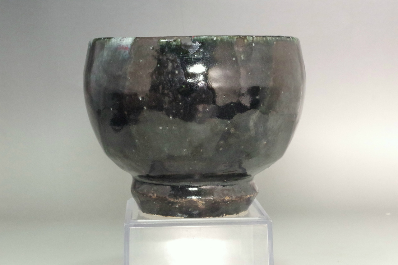Kawai Kanjiro (1890-1966) Vintage pottery teabowl #4744 - Antique shop ...