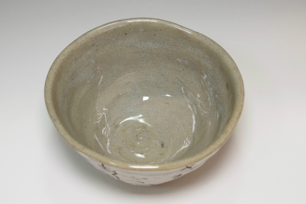 Otagaki Rengetsu (1791-1875) Antique poem carved pottery bowl #4972 ...
