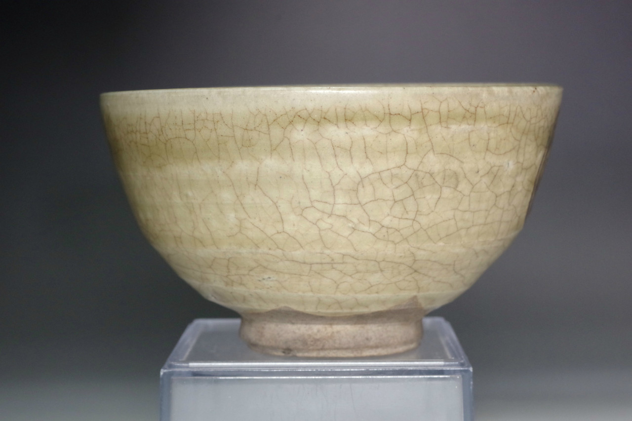 Kato Shunji (1864–1945) Antique KIZETO pottery teabowl #5026 - Antique ...