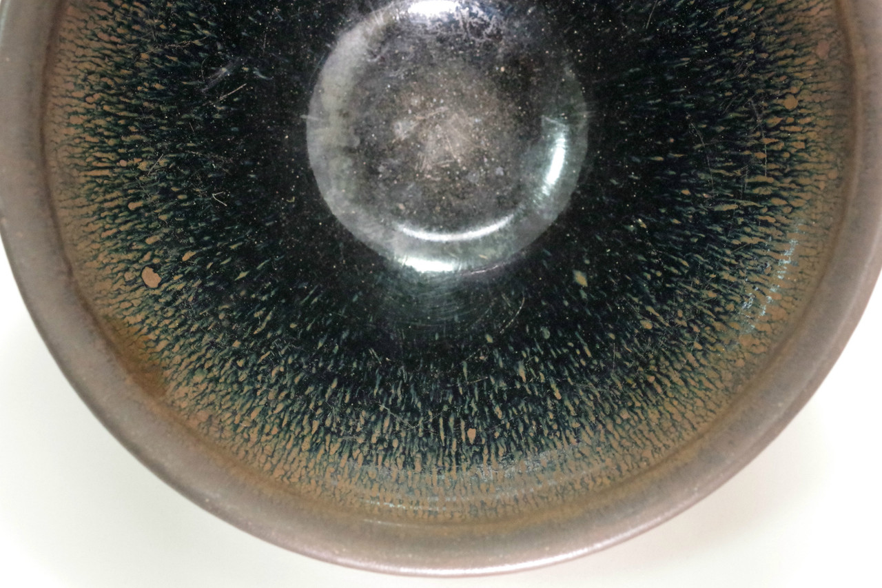 Antique Song Dynasty Jian Ware Tenmoku Tea Bowl #5171