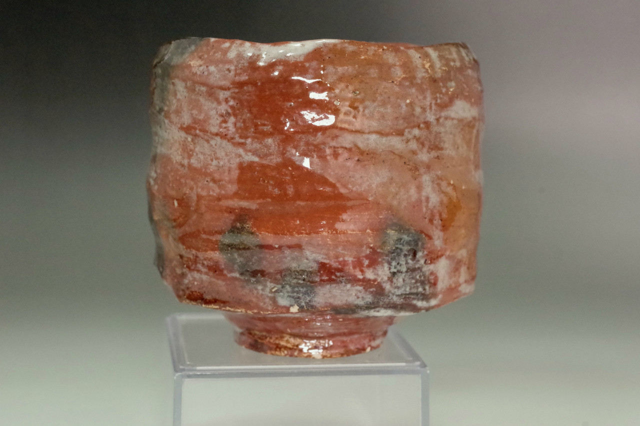 Raku 9th Ryonyu Antique RAKU teabowl #5176