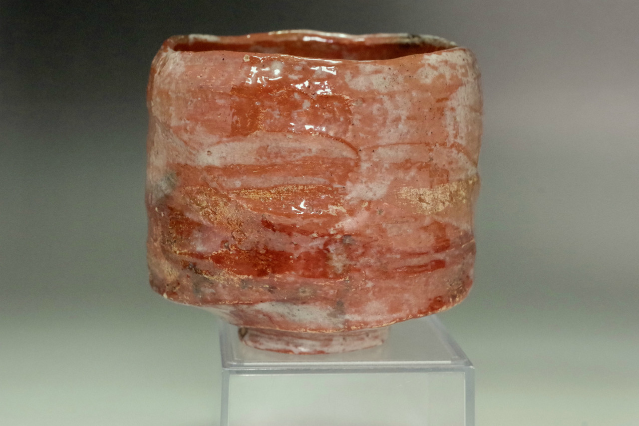 Raku 9th Ryonyu Antique RAKU teabowl #5176