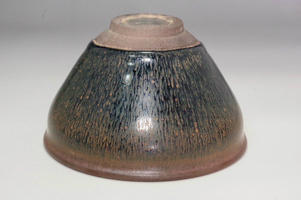 Antique Song Dynasty Jian Ware Tenmoku Tea Bowl #5183