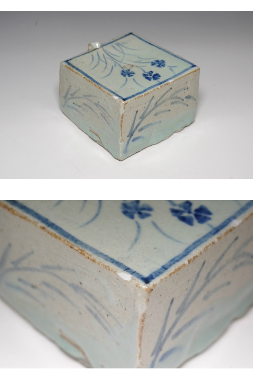 Antique Korean blue and white water dropper Joseon dynasty #5192 ...