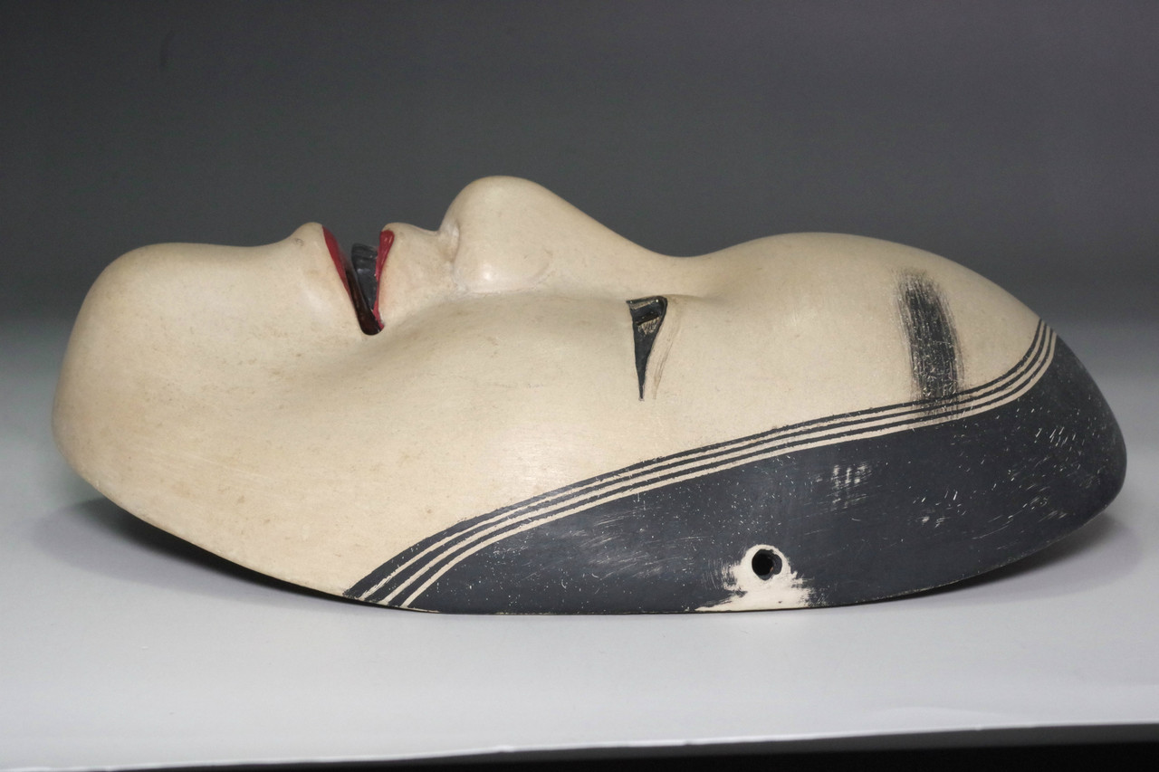 KOOMOTE - Vintage Japanese Noh Mask #5196 - Antique shop Chano-yu