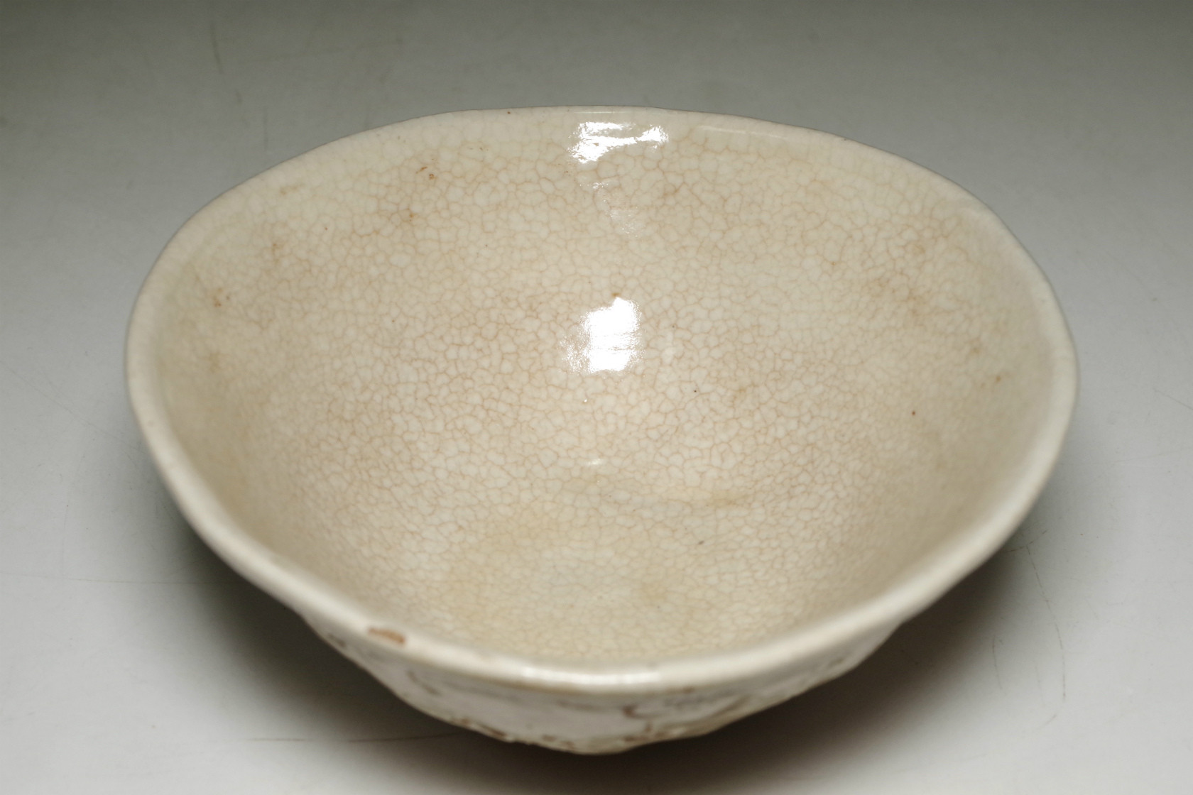 Otagaki Rengetsu (1791-1875) poem carved pottery tea bowl #3861 ...