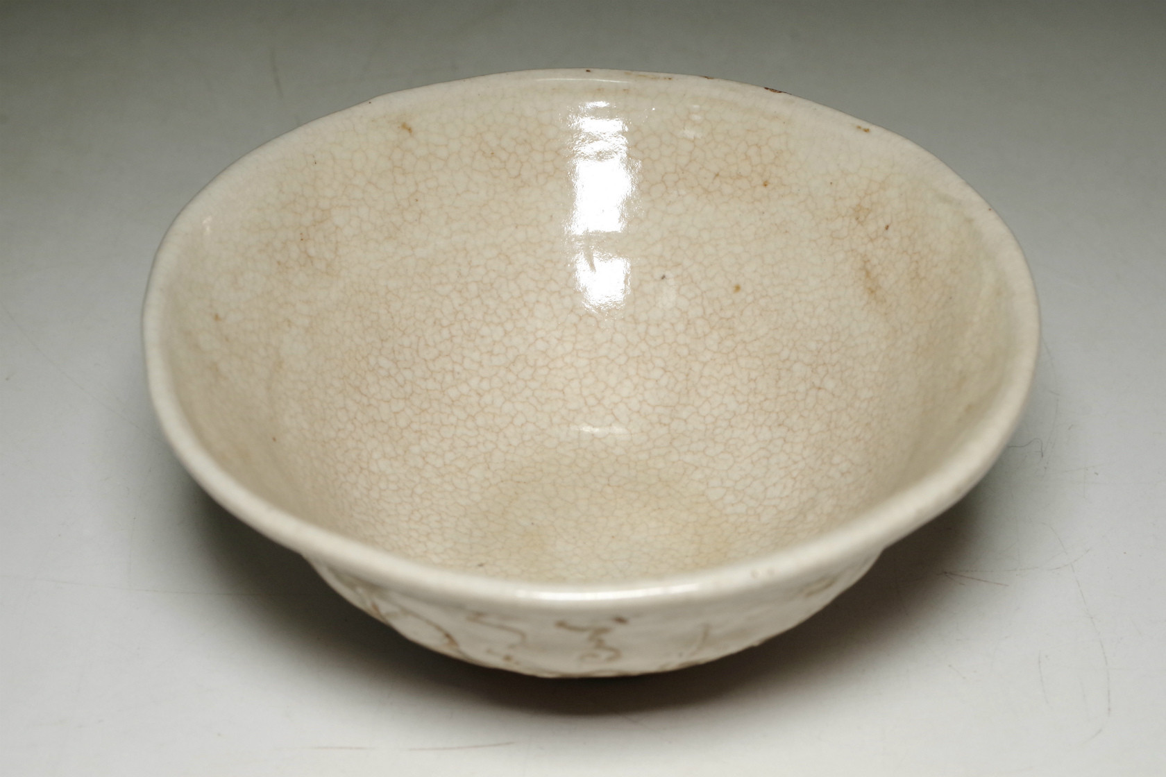 Otagaki Rengetsu (1791-1875) poem carved pottery tea bowl #3861 ...