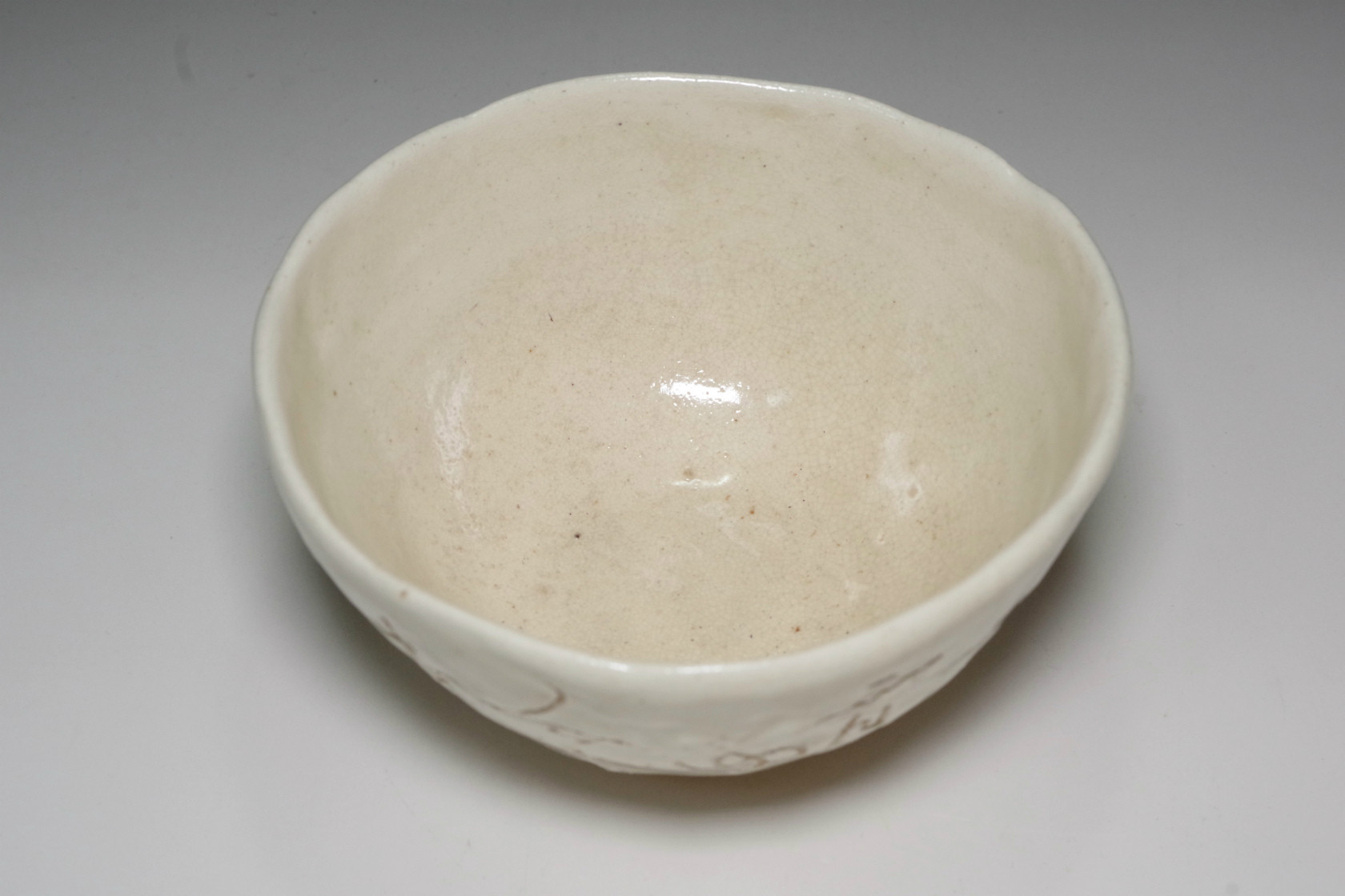 Otagaki Rengetsu (1791-1875) Antique poem carved pottery bowl #5201 ...