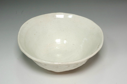 Otagaki Rengetsu (1791-1875) Japanese poem carved pottery bowl #5391