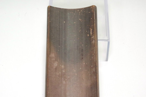 Antique Chinese Bamboo Wrist Rest with Seal Script Carving #5429