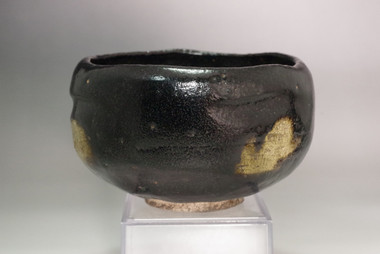 Raku Kichizaemon 7th Chonyu (1714-1770) Antique KURO RAKU pottery ...