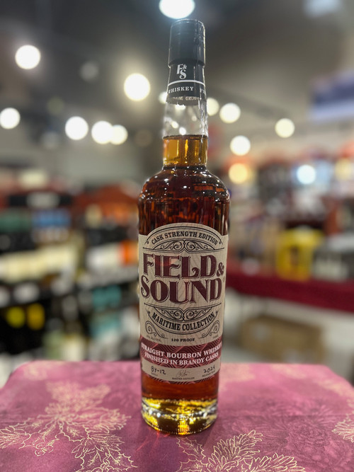 FIELD & SOUND CASK STRENGTH BRANDY FINISH BOURBON 750 ML - Keg n Cork ...