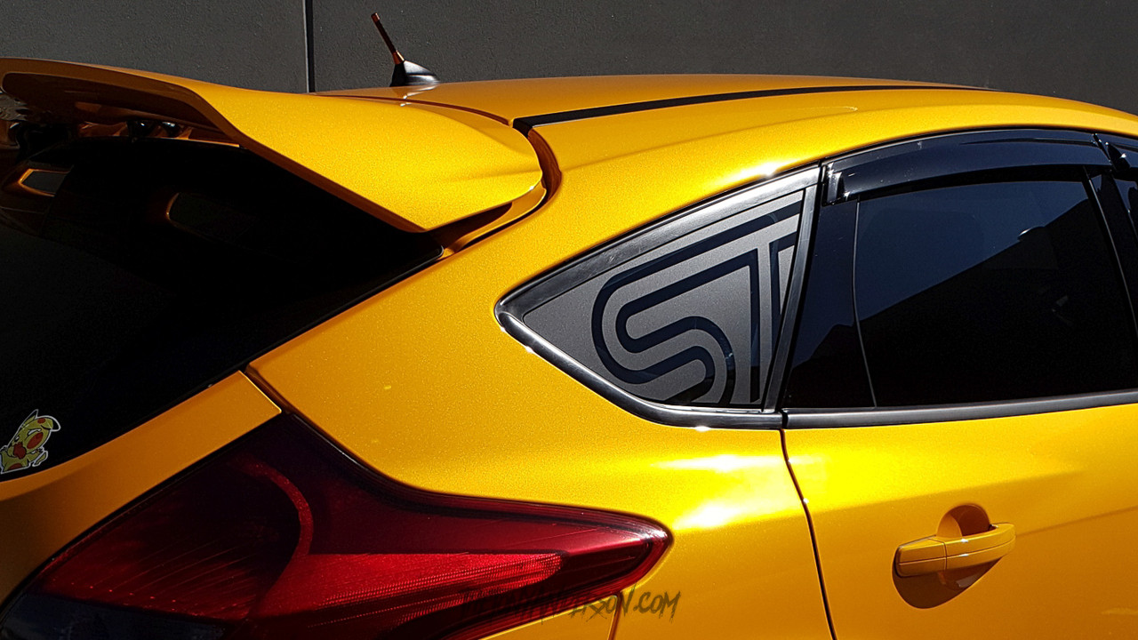 Ford Focus ST Quarter Window Decal(s) | TheTonyAnderson.com