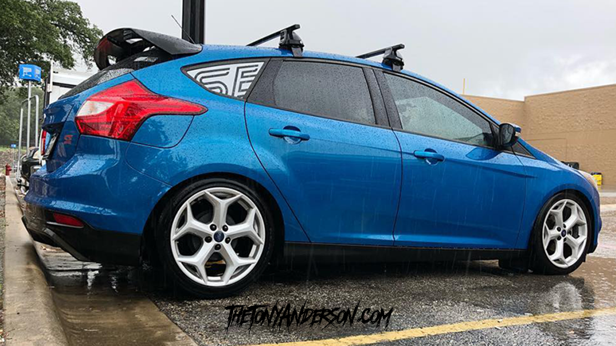 Ford Focus RS Quarter Window Decal(s) | TheTonyAnderson.com