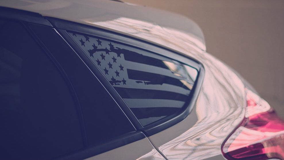Ford Focus RS Quarter Window Decal(s) | TheTonyAnderson.com