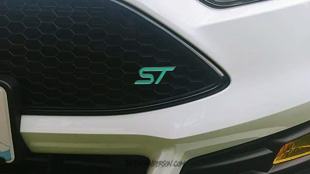 Front Ford Focus "ST" Badge Inlays | TheTonyAnderson.com