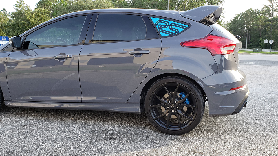 Ford Focus RS Quarter Window Decal(s) | TheTonyAnderson.com