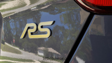 Ford Focus "RS" Badge Inlays | TheTonyAnderson.com