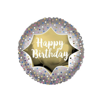 Happy Birthday Confetti Balloon