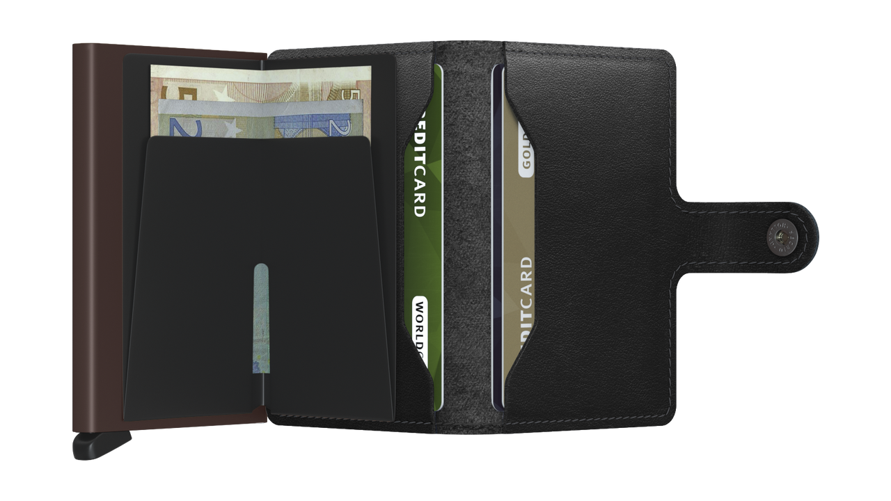 Secrid - Mini Wallet Original Black & Brown - Graham McGrath