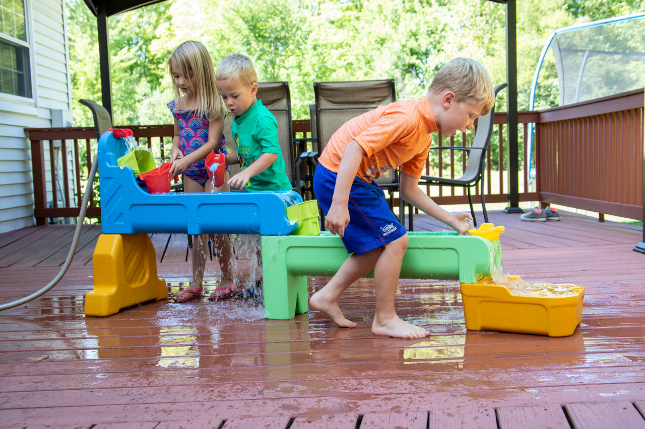 Rushing River Falls Multilevel Outdoor Water Play Table