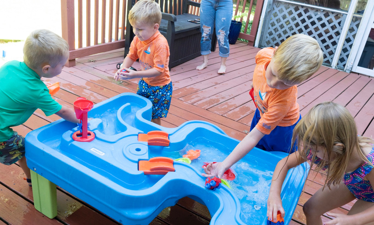 Big River and Roads Water Play Table | Collaborative Play