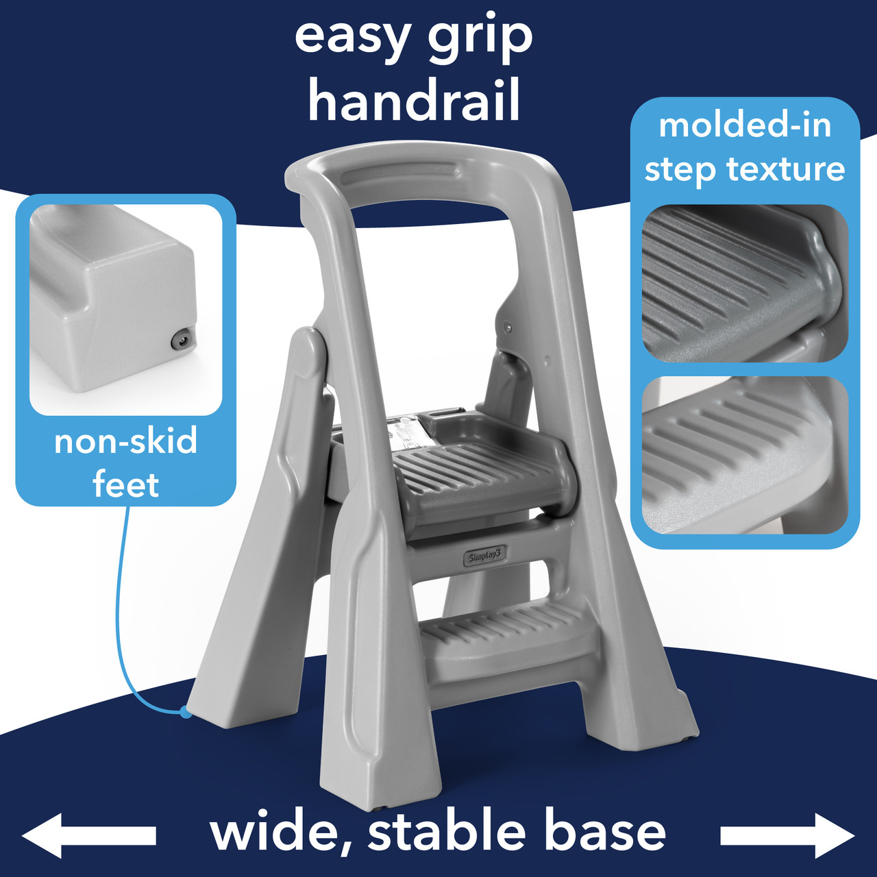Simplay3 Toddler Tower Kids Folding Step Stool